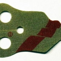 Lego-18168pb01-Minifig, Armor Pauldron Cloth, Tattered with Dark Red ...