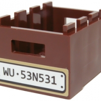 Lego-30150pb02-Container, Crate with Handholds with White License Plate ...